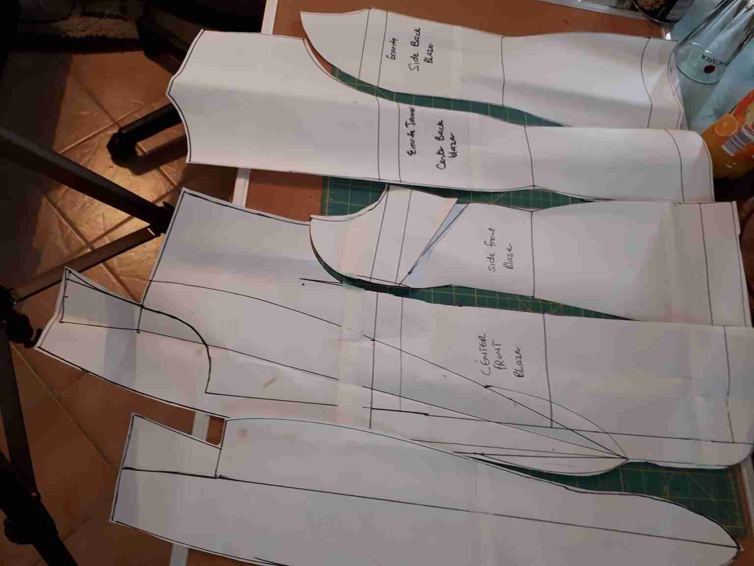 HOW TO CREATE A FEMALE BLAZER PATTERN - SEWING PATTERNS