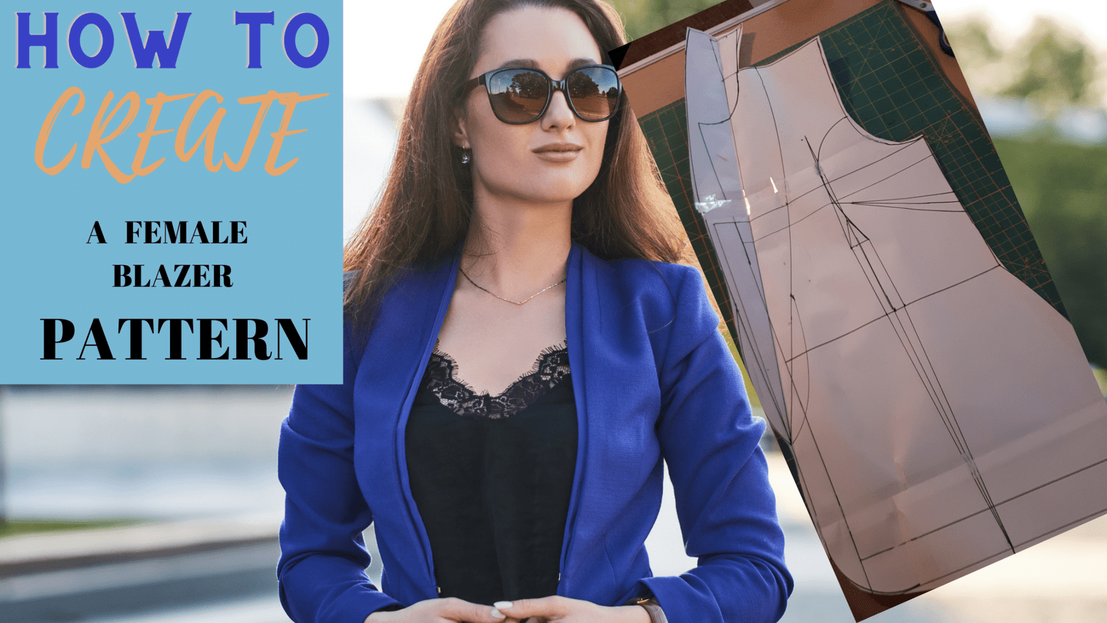 HOW TO CREATE A FEMALE BLAZER PATTERN - SEWING PATTERNS