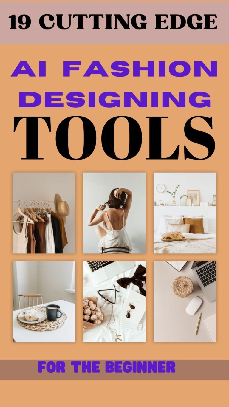 19 cutting edge AI fashion designing tools for thge beginner