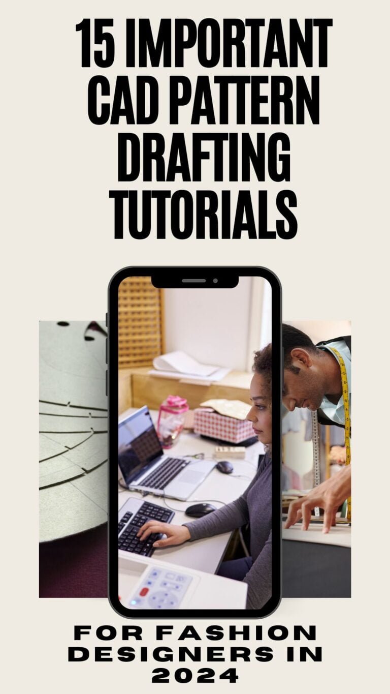 15 important CAD Pattern Making Tutorials for Fashion design