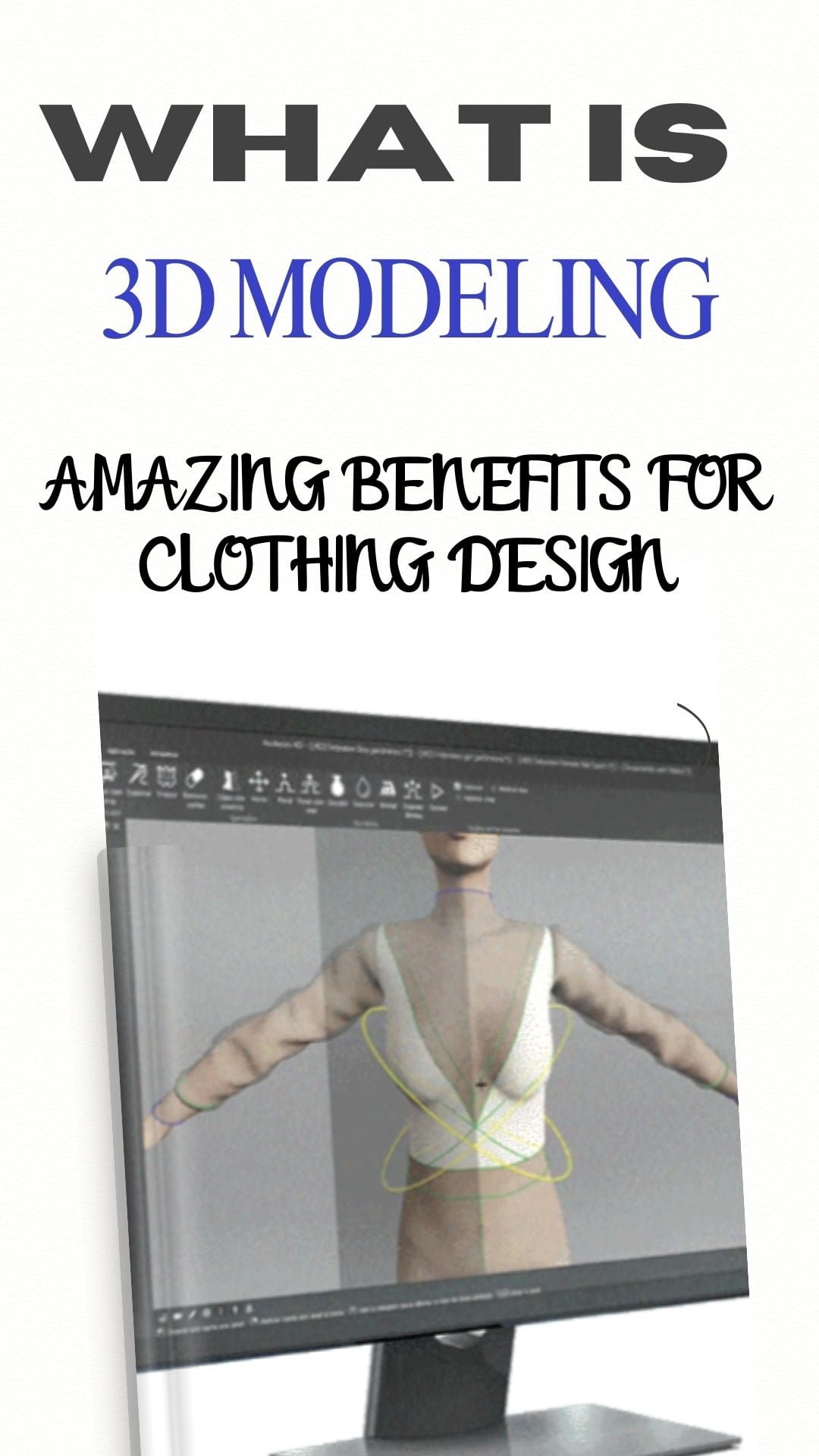 What is 3D modeling .5 benefits for clothing design and production